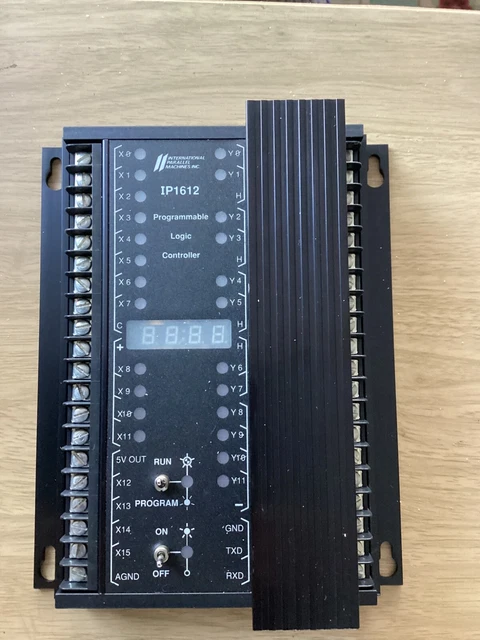 INTERNATIONAL PARALLEL MACHINE IP1612 Programmable Logic Controller ...