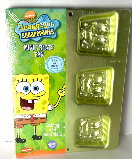 WILTON SPONGEBOB SQUAREPANTS Mini Treats Pan Baking & Food Mold Brand ...