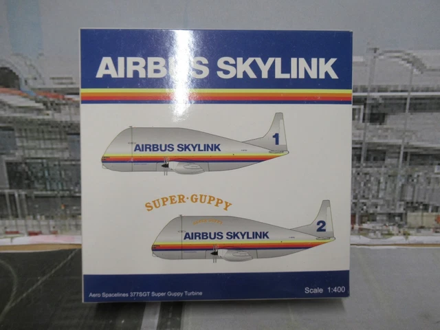 JC WINGS 1/400 Diecast Model Airliner Skylink Airways Guppy Transporter ...