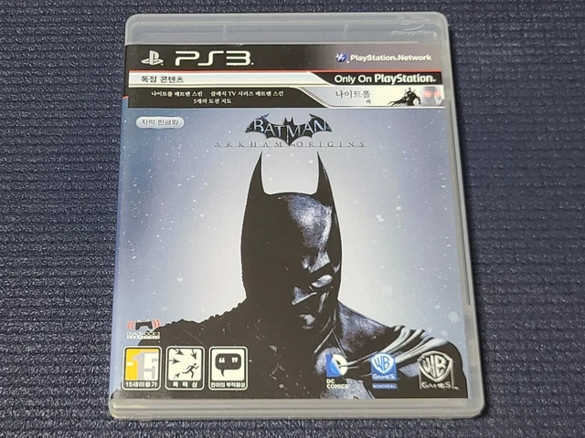 SONY PLAYSTATION3 BATMAN Arkham Origins Korea Version Retro Game for ...