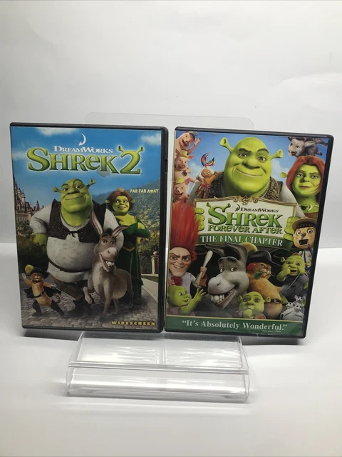 SHREK DVD LOT - Shrek, Shrek 2, Shrek Forever After DreamWorks £5.50 ...