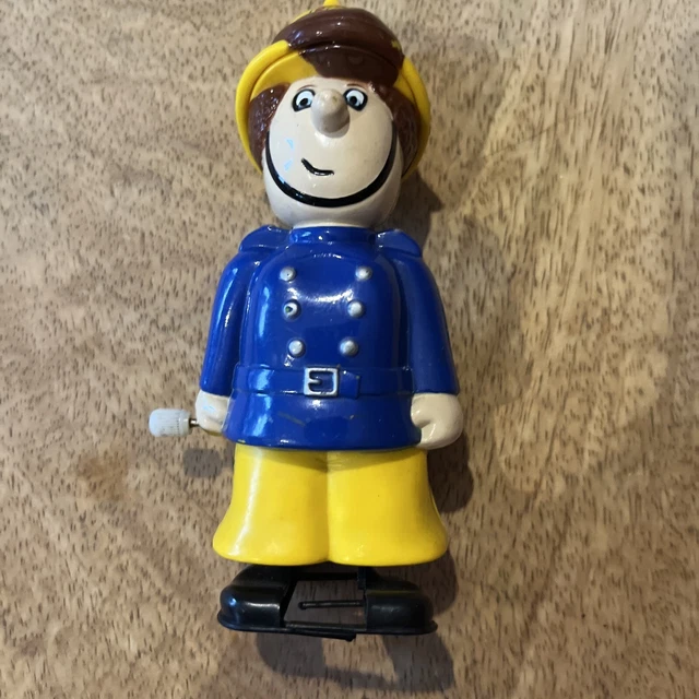 RARE VINTAGE 1990 ERTL Wind Up Walking FIREMAN SAM Figure £7.99 ...