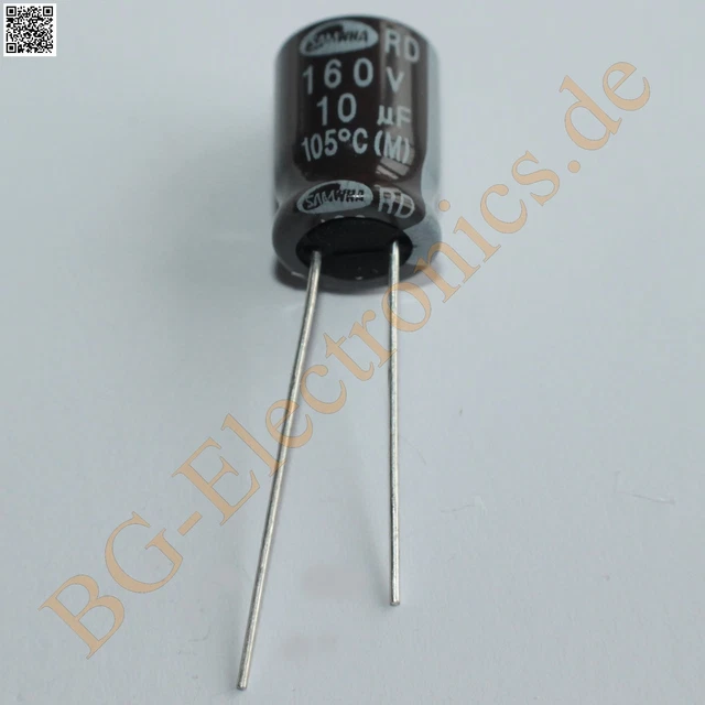 40 X 10ΜF 10uF 160V 105° RM5 Elko Kondensator Capacitor Ra Samwha E-Cap 40pcs £22.15 - PicClick UK