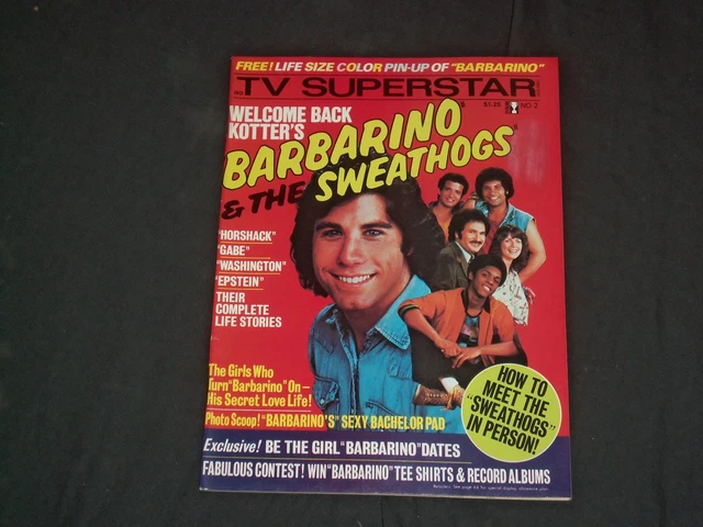 1976 TV SUPERSTAR Magazine - John Travolta - Welcome Back Kotter Cover ...