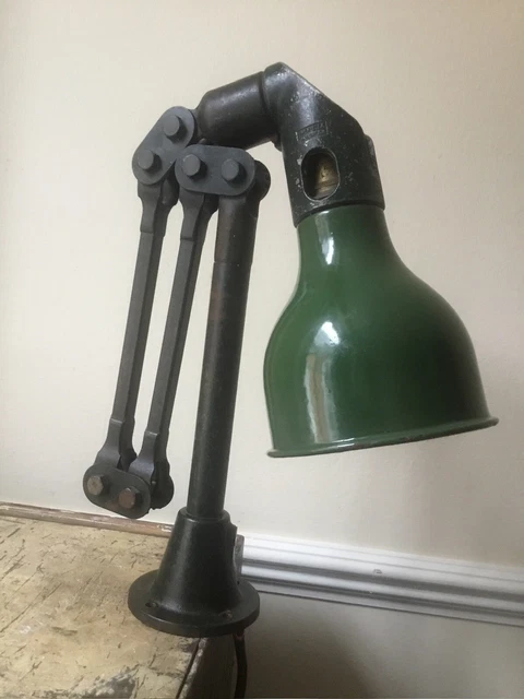 VINTAGE INDUSTRIAL MEK Elek Work Shop Engineers Retro Desk Lamp ...