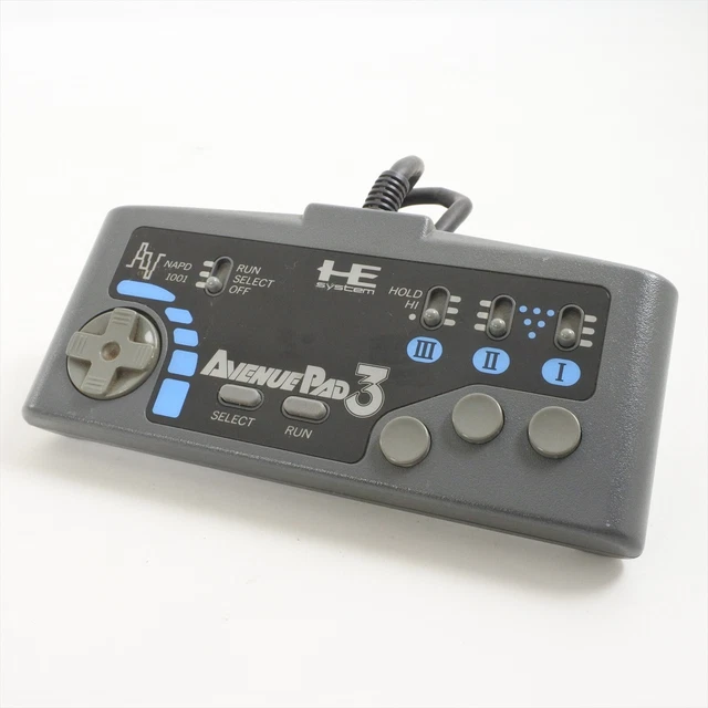 PC ENGINE CONTROLLER AVENUE PAD 3 NAPD-1001 Control Pad Tested PCE 0202 ...