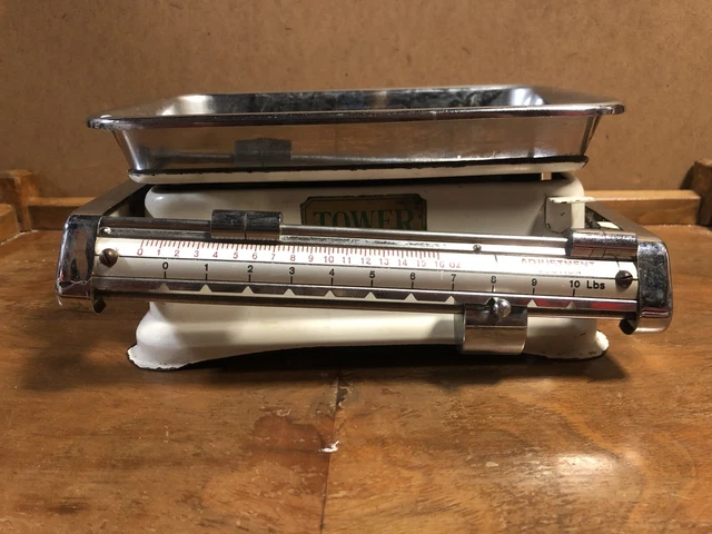 VINTAGE RETRO TOWER Valance Beam Kitchen Scales £20.00 - PicClick UK