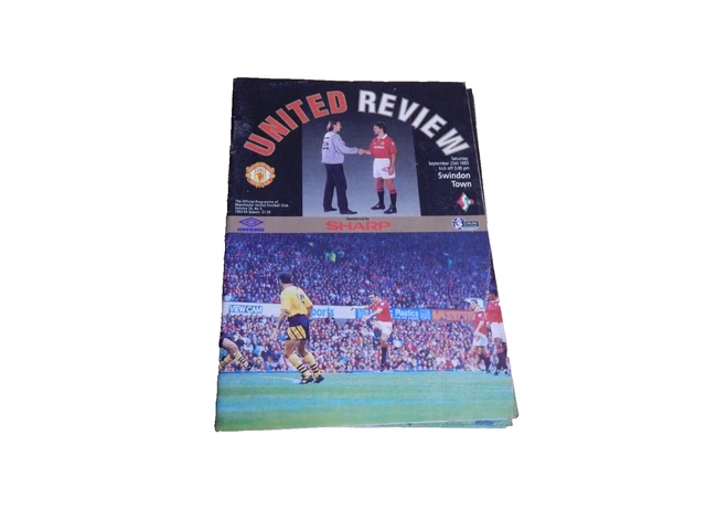 MANCHESTER UNITED OFFICIAL Programmes United Review £3.99 - PicClick UK