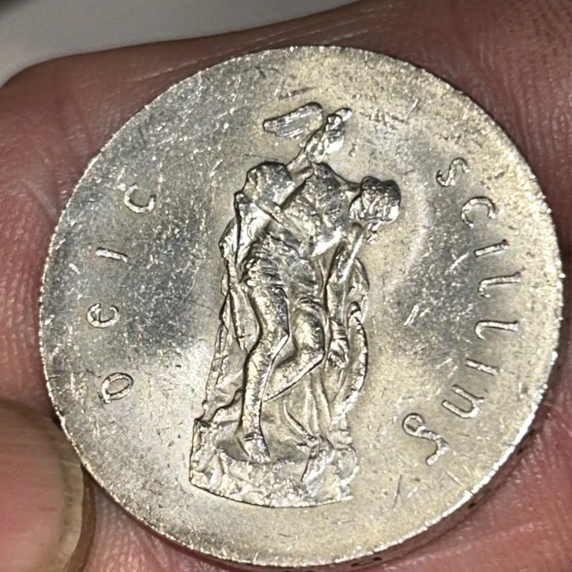 1966 IRELAND 10 Shillings Easter Rising 50th Anniversary Silver Coin ...