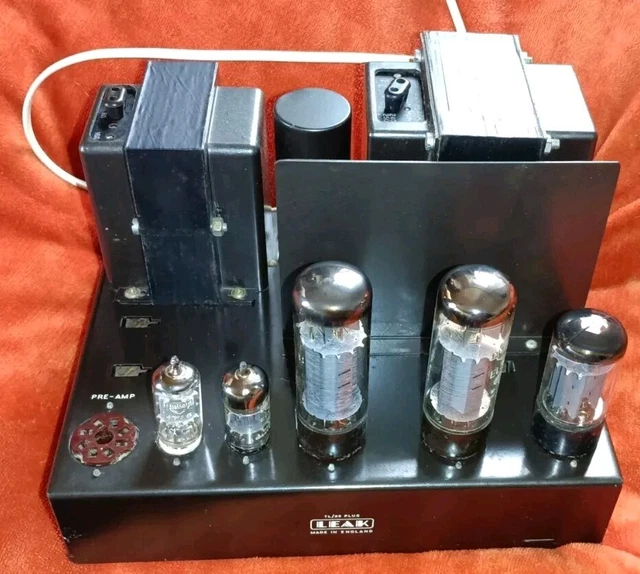 LEAK TL/25 PLUS Monoblock Power Amp Tube Amplifier 25 Watt Mullard ...