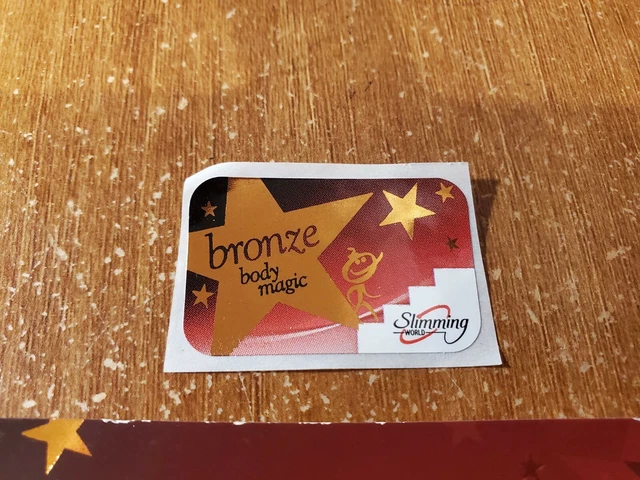 SLIMMING WORLD Body Magic Award Certificate & Shiny Sticker £1.50 ...