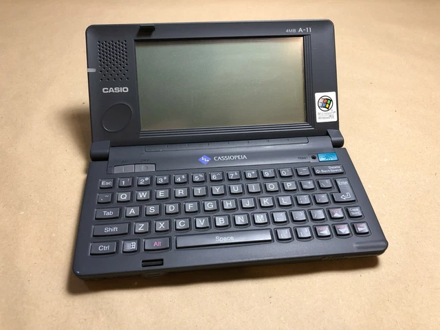 VINTAGE RARE CASIO Cassiopeia 4MB A-11A Windows CE 2.0 Retro 80s ...