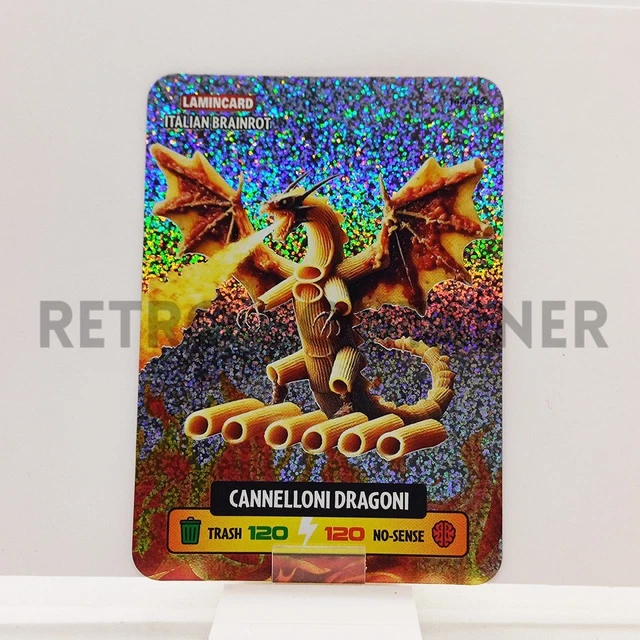 LAMINCARD ITALIAN BRAINROT DIRAMIX Cards 2025 - HOLO 143 Cannelloni ...