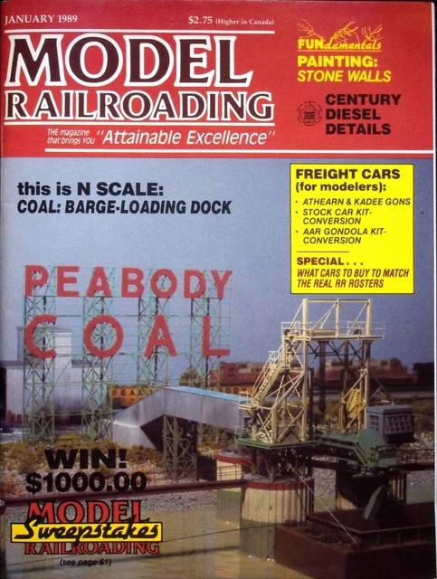 BARGE-LOADING DOCK - Model Railroading Magazine, January 1989 Volume 19 ... BARGE-LOADING DOCK - Model Railroading Magazine, January 1989 Volume 19 ...