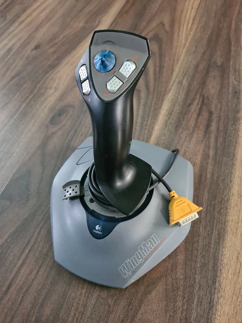 LOGITECH WINGMAN EXTREME Digital 3D PC Flight Stick Retro 15 pin ...