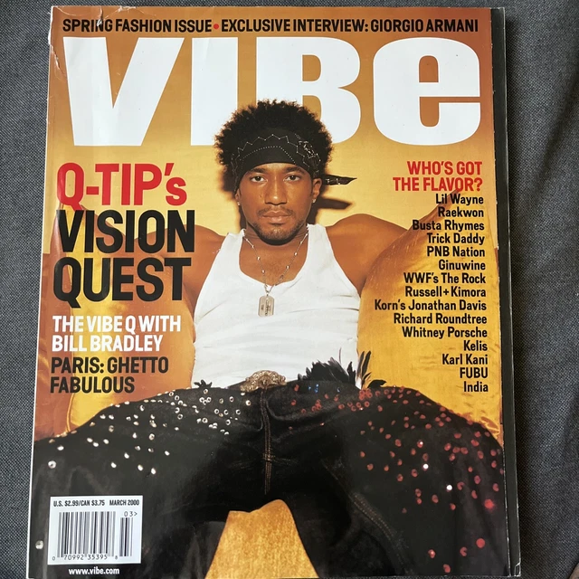 VIBE MAGAZINE MARCH 2000 -Q-TIP Lil Wayne- Raekwon -Busta Rhymes £14.09 ...