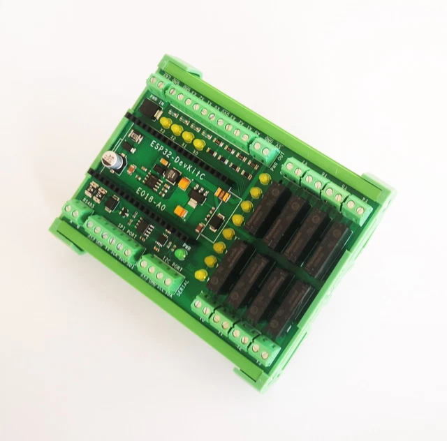 Esp32 Devkitc Plc Carrier Module Rs485 I2c Spi Analog Digital Inputs Relay Out £4685 Picclick Uk