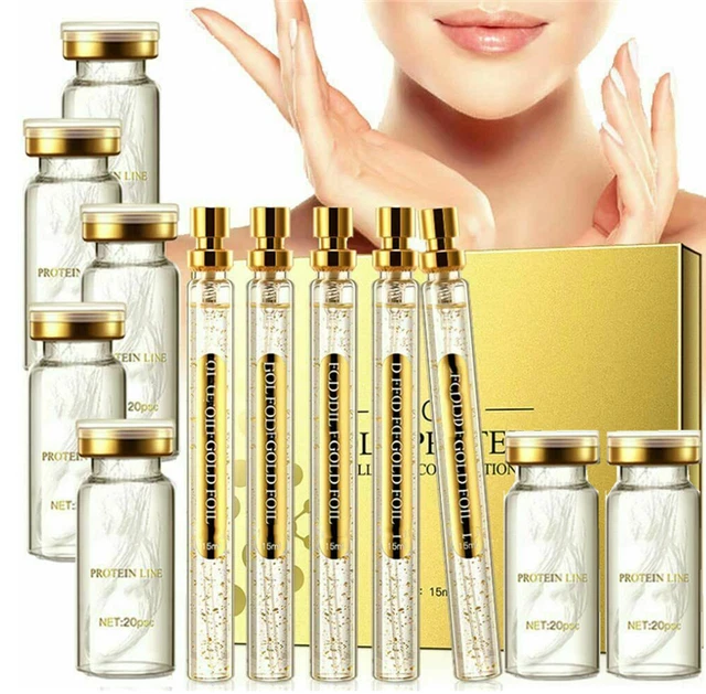 INSTALIFT PROTEIN THREAD Lifting Set Soluble and Nano Gold Essence ...