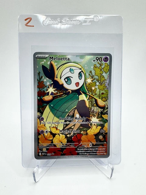 2025 POKEMON PHANTASMAL FLAMES 026 MELOETTA MEGA DIANCE ex BATTLE DECK ...