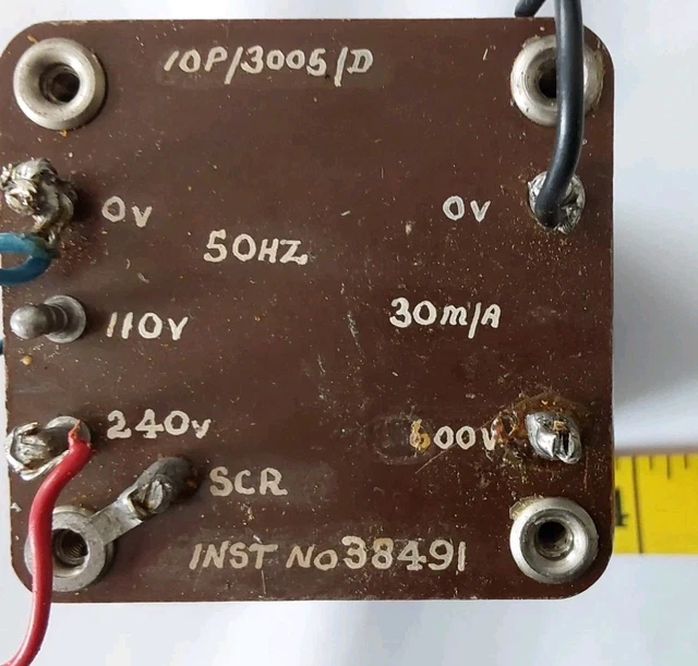 TRANSFORMER 110/ 240 V INPUT . 600v 30 mA Output. £16.13 - PicClick UK