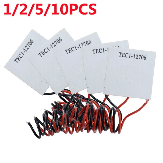 10 PIÈCES TEC1-12706 élément Peltier module élément Peltier plaque DE ...