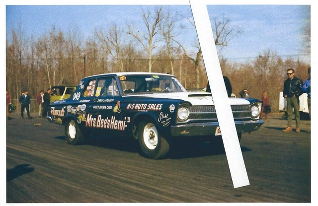 1960S NHRA DRAG Racing-"Mrs. Bee's Hemi-II"-1965 426" Plymouth-BILL ...