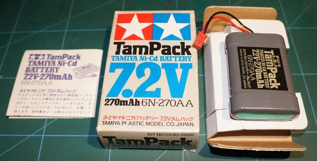 VINTAGE TAMIYA TAMTECH TamPack 7.2V battery No. 5530 from 1986 £24.95 ...