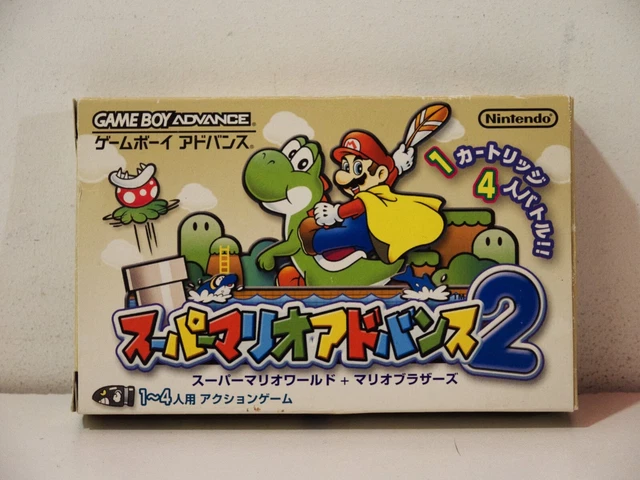 SUPER MARIO ADVANCE 2 Super Mario World Nintendo Game Boy Advance GBA ...