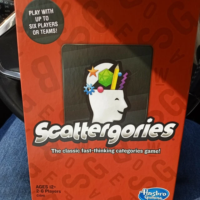 HASBRO GAMING SCATTERGORIES New Table Top Game Board Game NEW! £12.39 ...