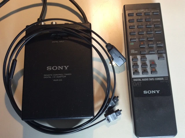 SONY RMR-D3 DIGITAL interface for dat walkman TCD-D3 £99.00 - PicClick UK