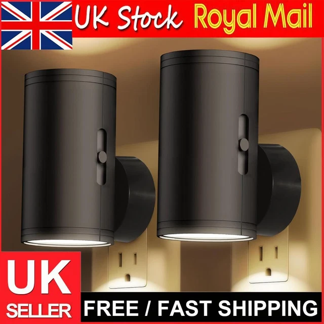 WALL SOCKET LAMP 0-100LM Portable Socket LED Night Light EU Plug-In ...