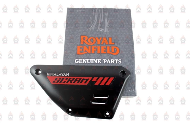 ROYAL ENFIELD &GRAPHITE Red Scram 411 Side Panel for Right Side" £53.95 ...