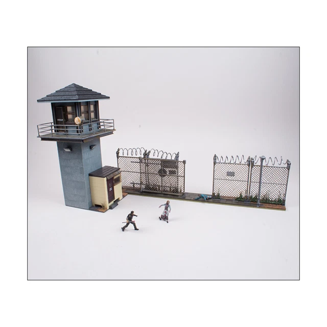 MCFARLANE WALKING DEAD Prisión Torre & Puerta Set de Construcción VG Mint EUR 94,11 - PicClick ES