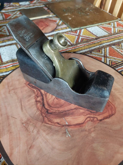 STEWART SPIERS AYR, Scotland Coffin Shaped Smoothing Infill Plane No ...