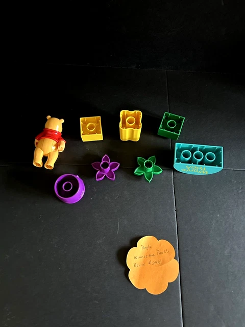 LEGO DUPLO DISNEY Winnie the Pooh's House #2981 Honeypot Complete 8pc ...