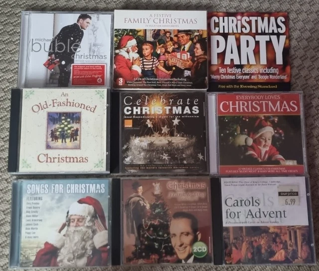HUGE CHRISTMAS CD Bundle BUBLE Collection Various Old Carol Bing ...
