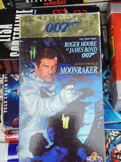 JAMES BOND 007: Moonraker - Roger Moore (VHS, 1988) £7.12 - PicClick UK