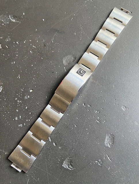VINTAGE STELUX WATCH bracelet, width 17 mm clasp to 19 mm, for Lanco £ ...