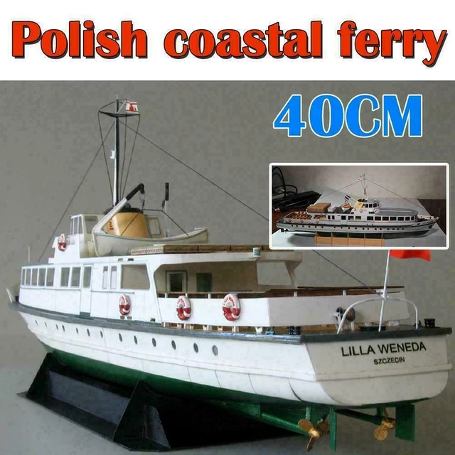 DIY PAPER MODEL 1:100 Polish Coast Ferry Ship 3D Puzzle G7M8 Education ...