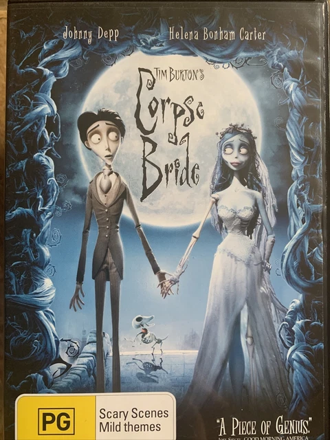 DVD: TIM BURTON’S Corpse Bride - He Marries A Skeleton Creature In Land ...