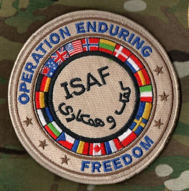 AFGHANISTAN ISAF OPERATION ENDURING FREEDOM OEF COALITION FLAGS vêlkrö ...