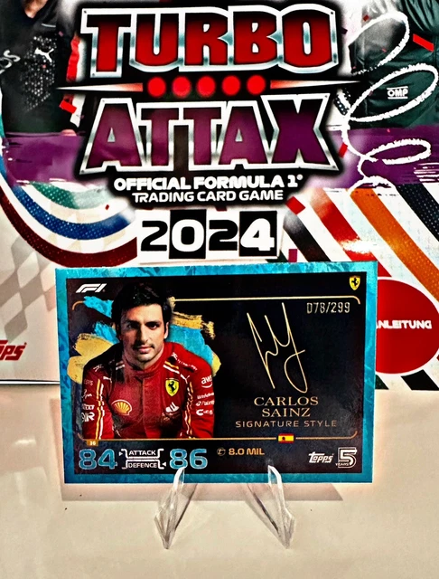 TOPPS F1 TURBO Attax 2024 Carlos Sainz Signature Style EUR 49,00 ...