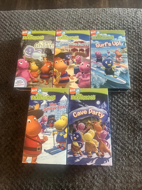 NICKELODEON THE BACKYARDIGANS Surf’s Up Polka Ghost Snow Fort Cave VHS ...