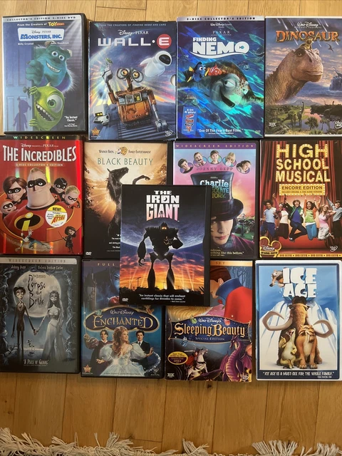 CHILDRENS MOVIE 13 Dvd Lot, Pixar, Disney, Iron Giant, Ice Age More ...