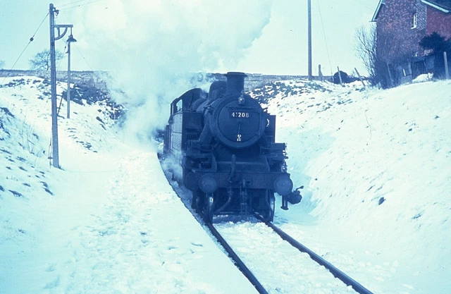 COLOUR RAIL SLIDE, SD65, former LMS 2MT, 41208, Templecombe £1.25 ...