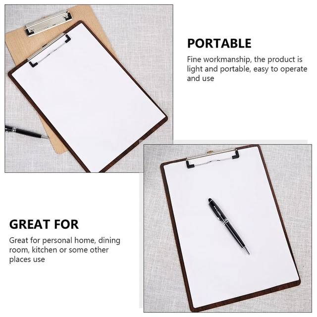 2 PCS PRACTICAL Menu Board Clip Kitchen Clamp Restaurant Clipboard ...