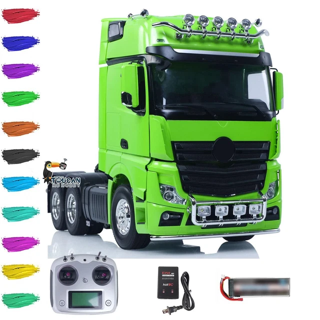 1/14 6X6 REMOTE Control Tractor Truck 3363 RC Lorry Vehicle RTR Radio ...