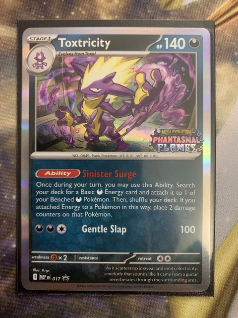 TOXTRICITY 017 MEGA Evolution Promo Stamped Phantasmal Flames NM 🔥 £26. ...
