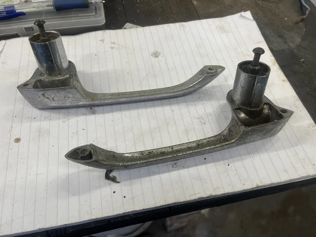 PAIR OF MK2 Ford Cortina Outer Door Handles Chrome 1600E GT Lotus ...