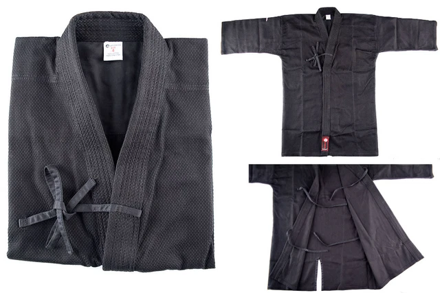 UNIFORME GIACCA IAIDO Kendo Gi Master Keikogi Kenjutsu Iaito Aikido ...